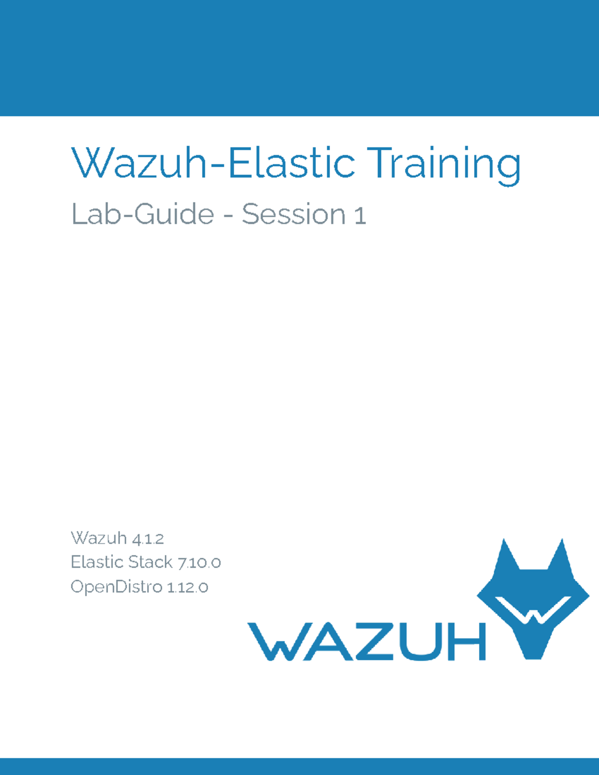 Wazuh Lab 01 1714022494 - Wazuh-Elastic Training Elastic Stack 7 ...