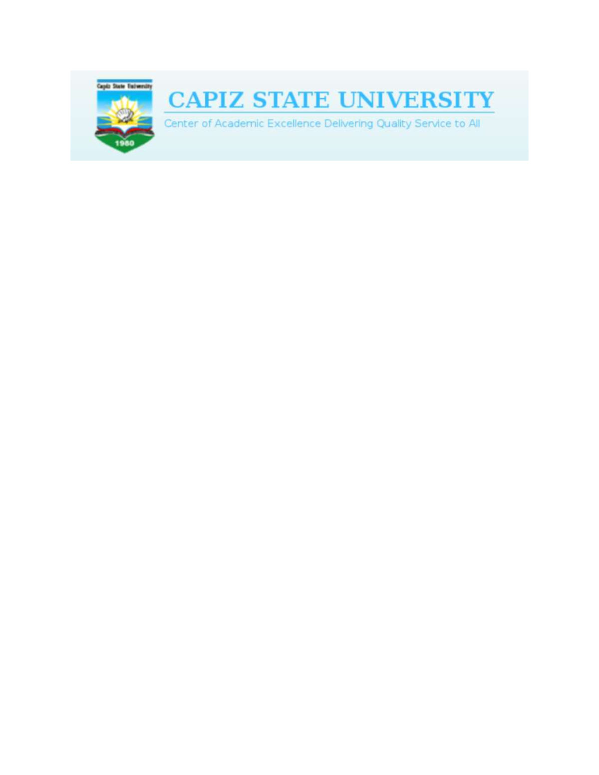 Capsu - template - Bachelor of Science in Criminology - Capita State ...