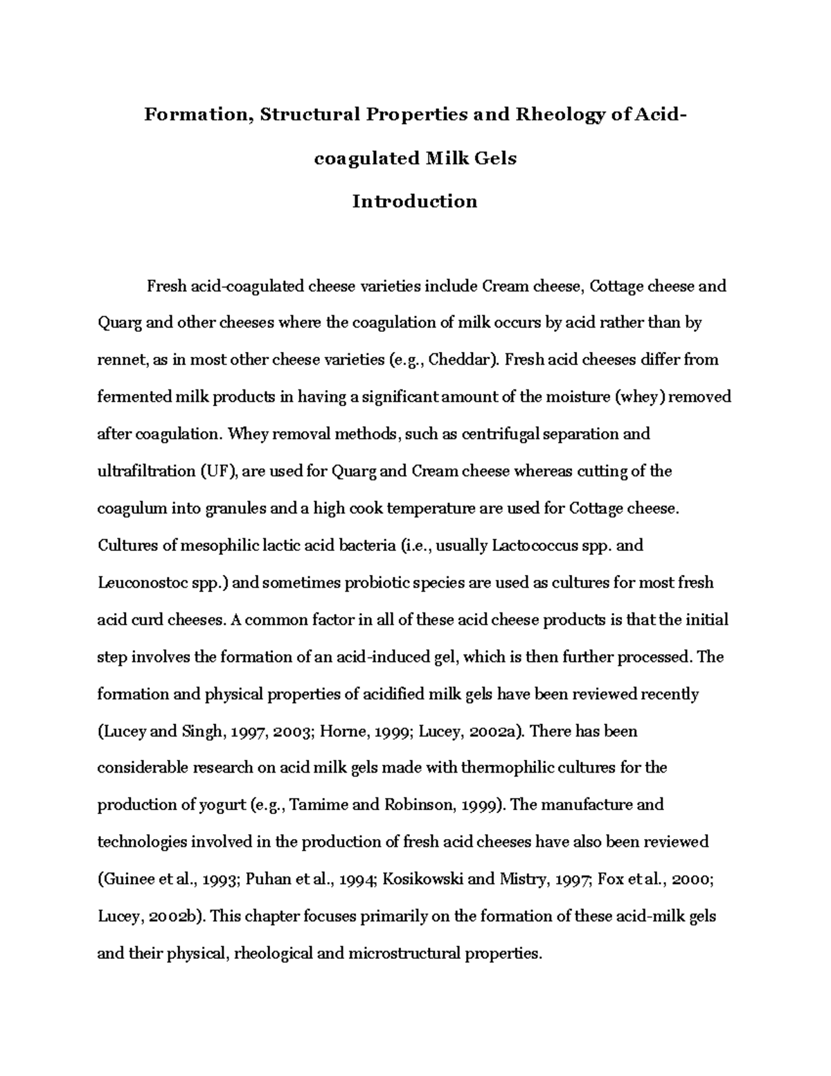 Introduction - Formation, Structural Properties and Rheology of Acid ...