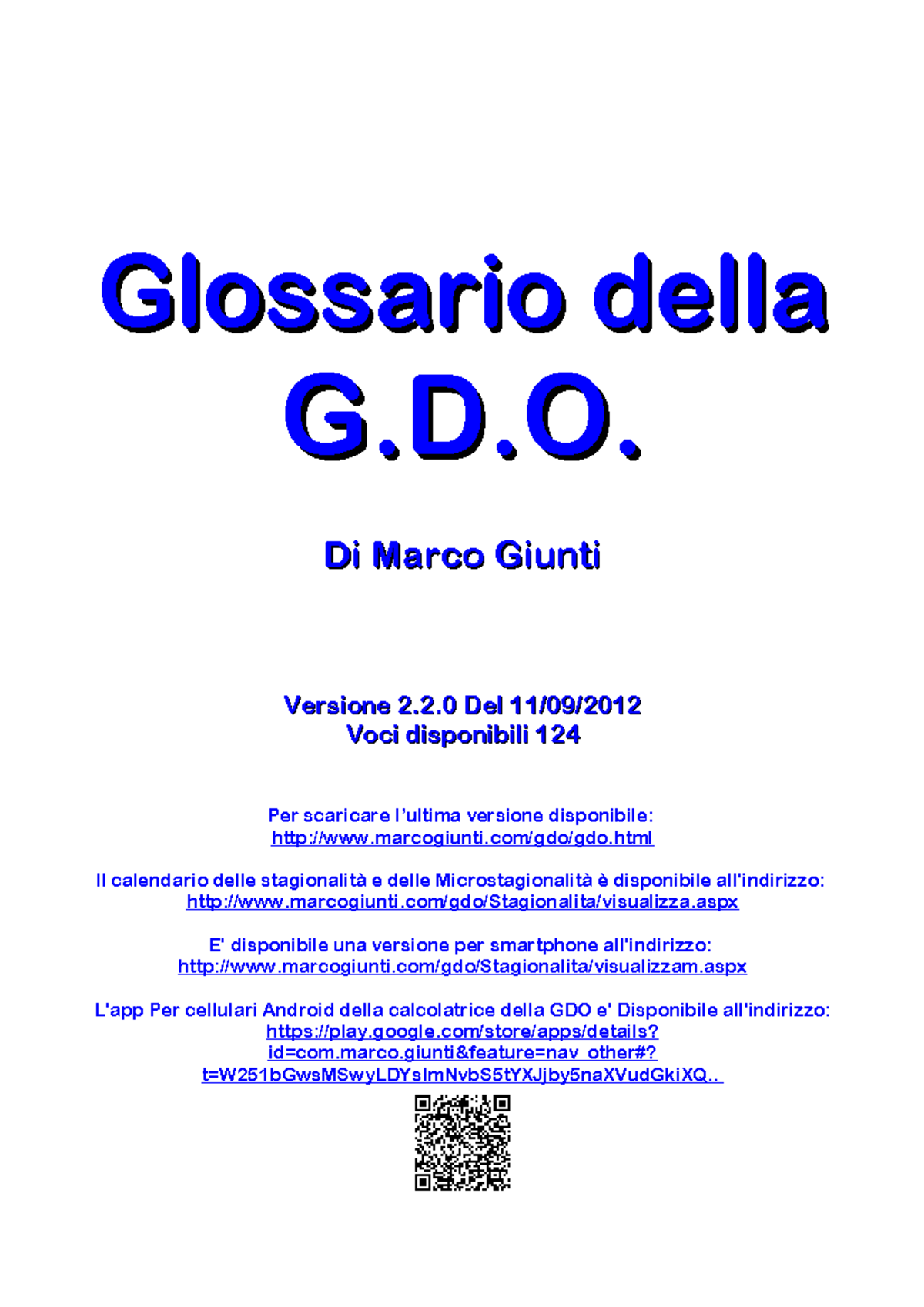 appunti gdo marketing - Glossario dellaGlossario della G.D.O.G.D. Di ...