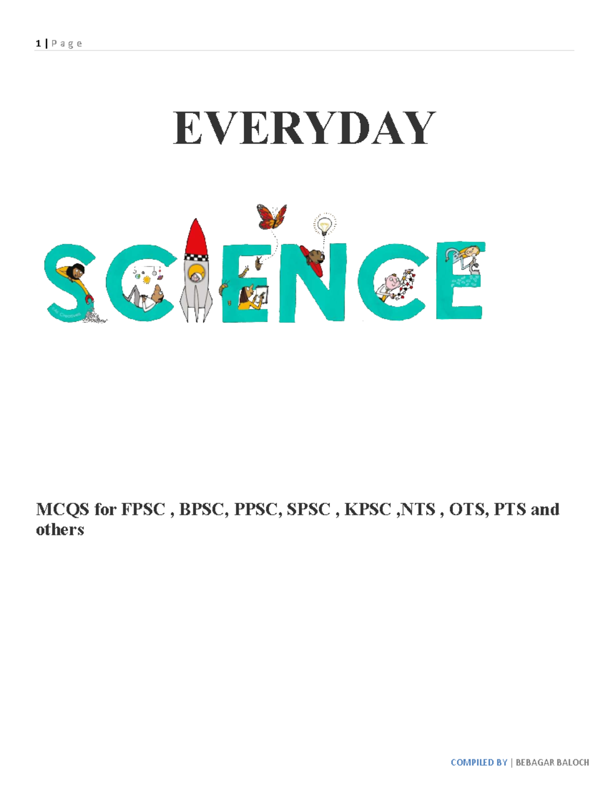 Everyday Science - Ygg - EVERYDAY MCQS for FPSC , BPSC, PPSC, SPSC ...