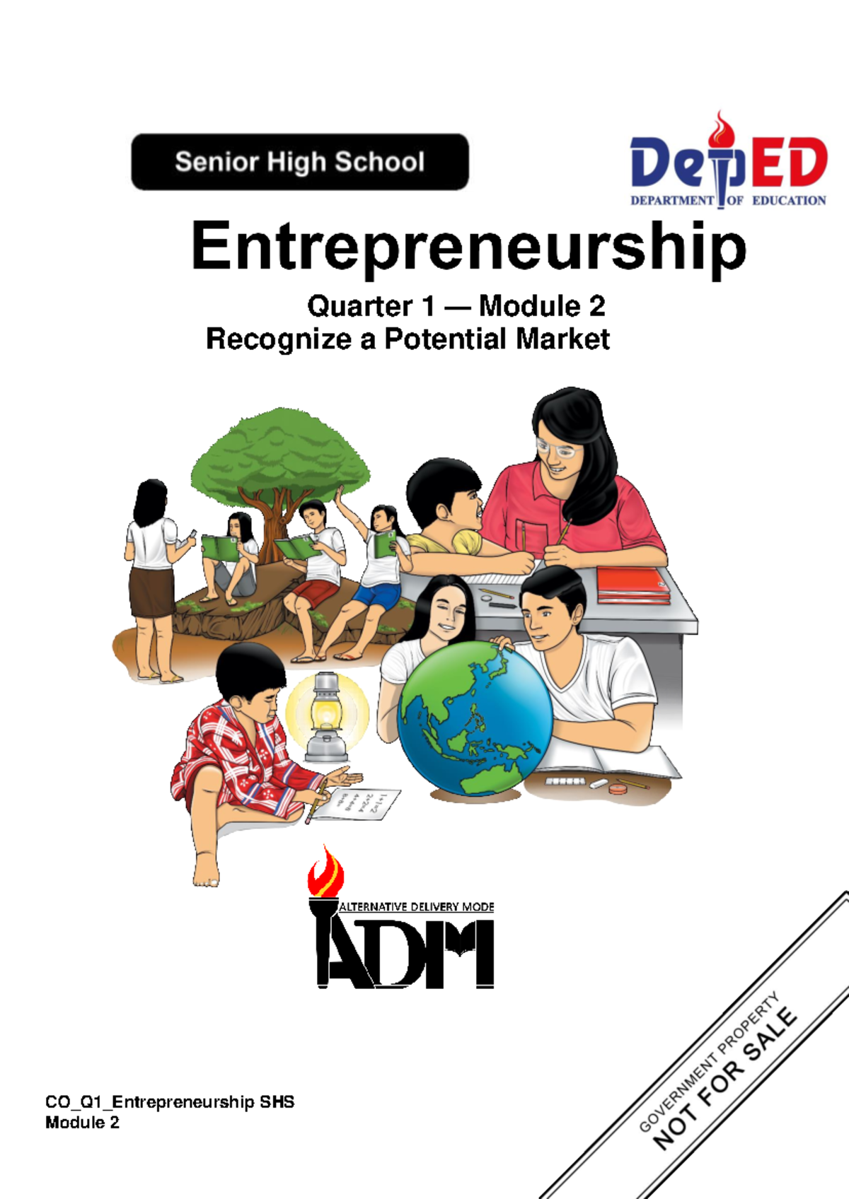 Entrep 12 Q1 M2 Recognize A Potential Market - Quarter 1 4 Module 2 ...