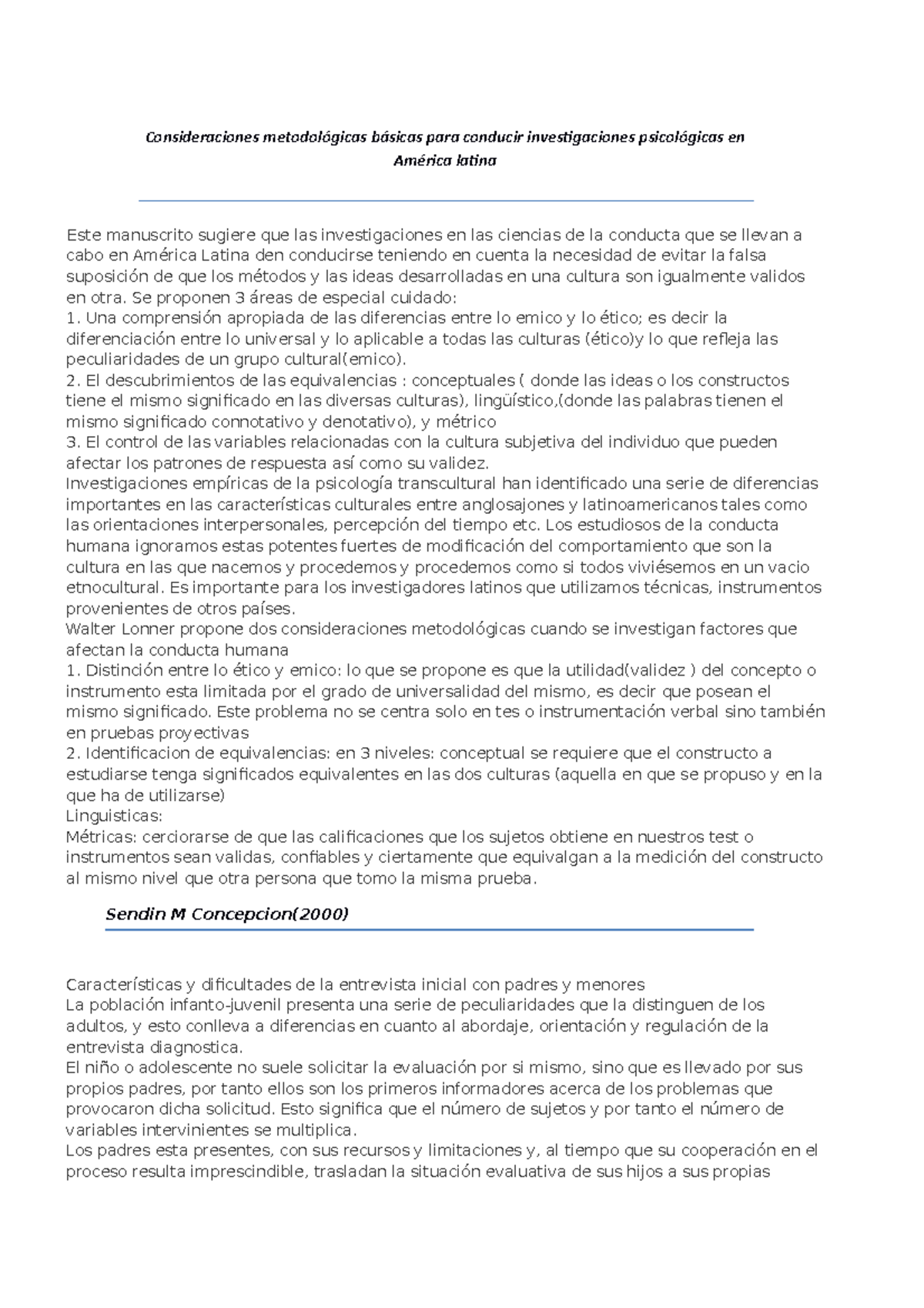 Teoria y tecnica - Consideraciones metodológicas básicas para conducir ...