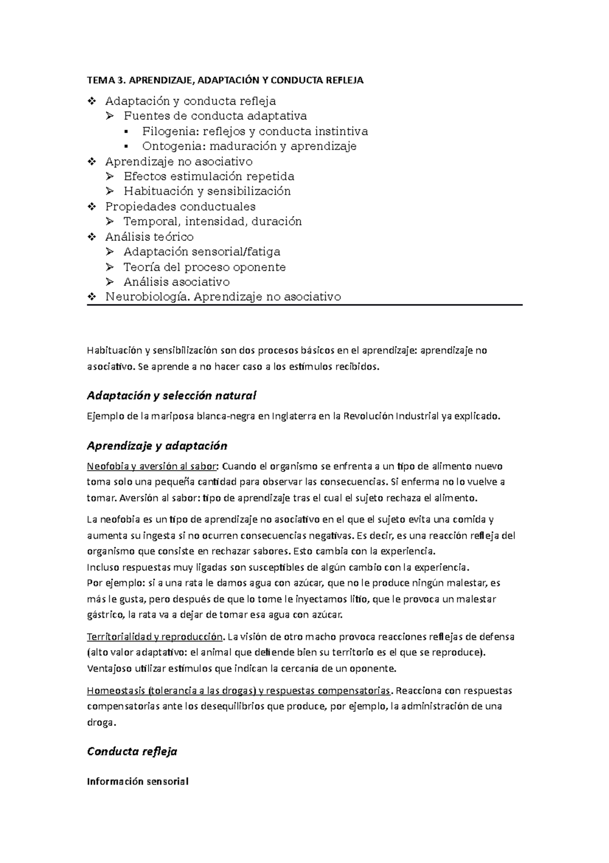 2 - Profesor Matías. - ####### TEMA 3. APRENDIZAJE, ADAPTACIÓN Y ...