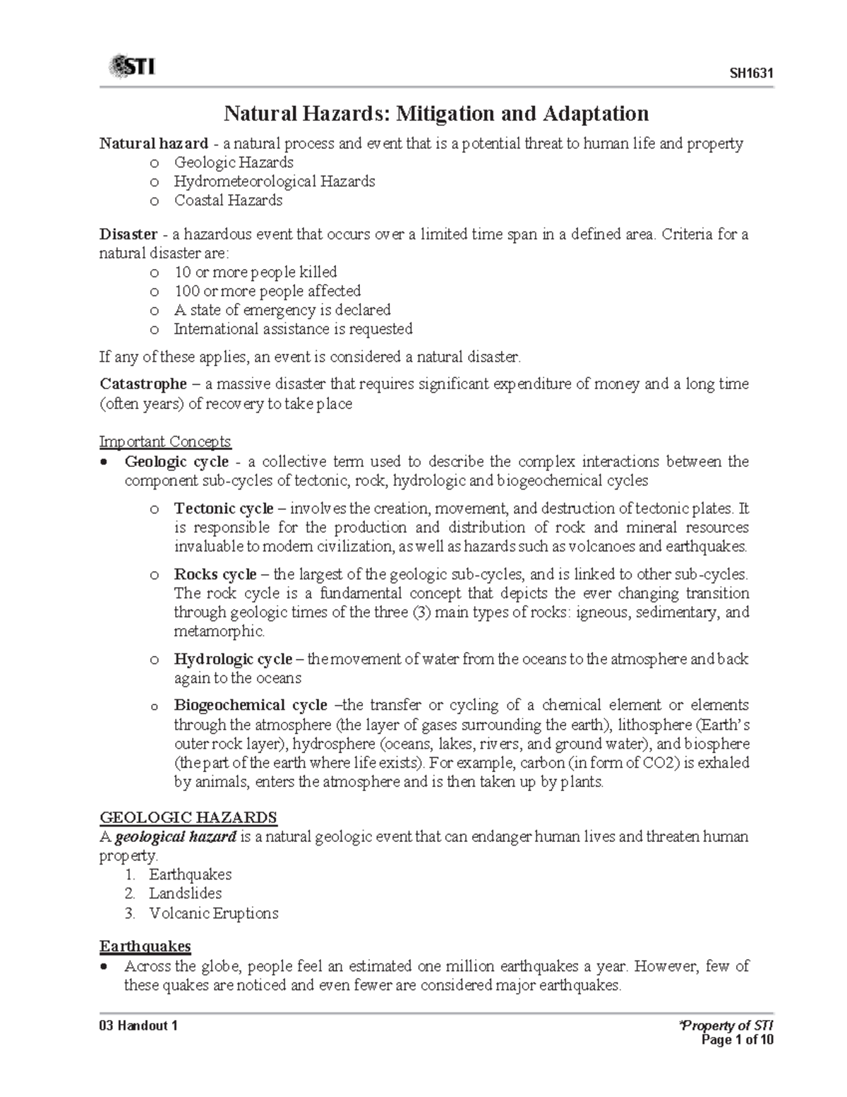 G11- 03 Handout 1 - Notes - 03 Handout 1 *Property of STI Natural ...
