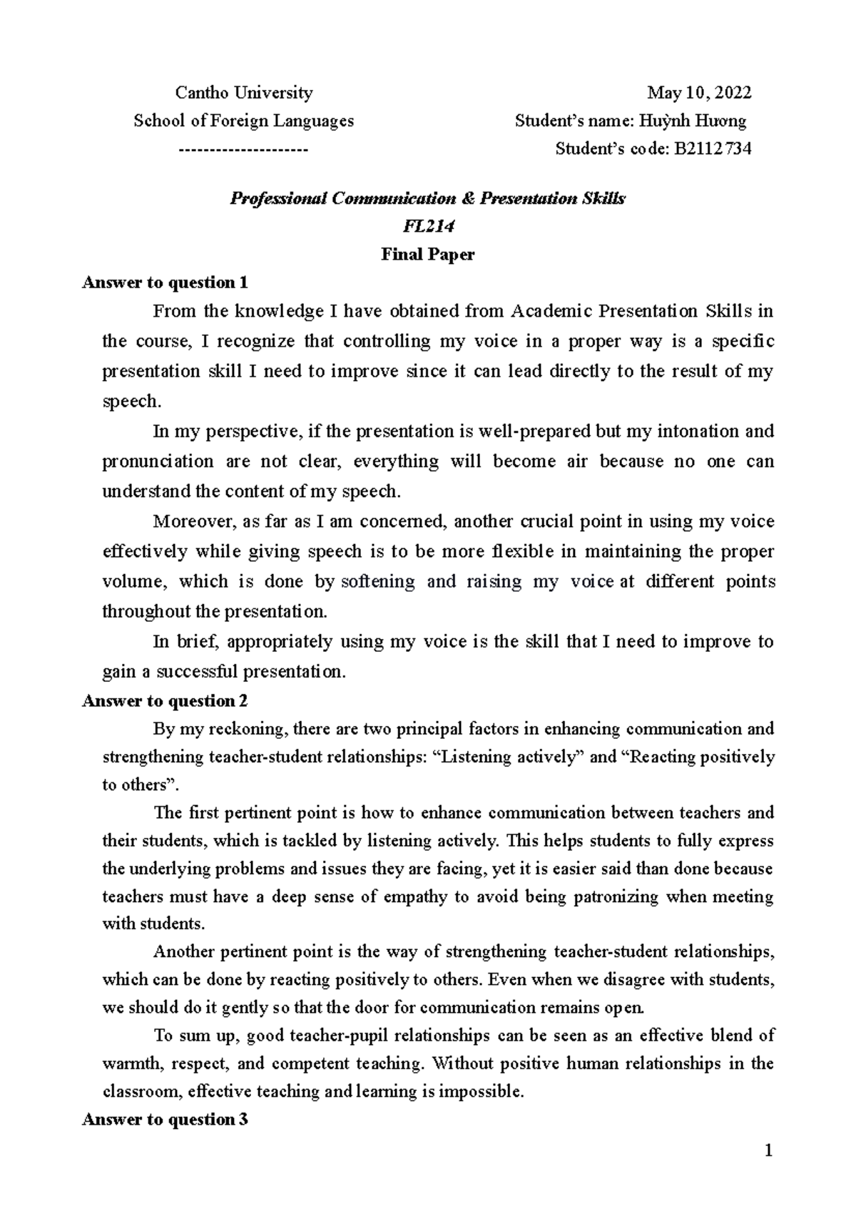 Kngtttcn Final paper template May2022 - Cantho University School of ...