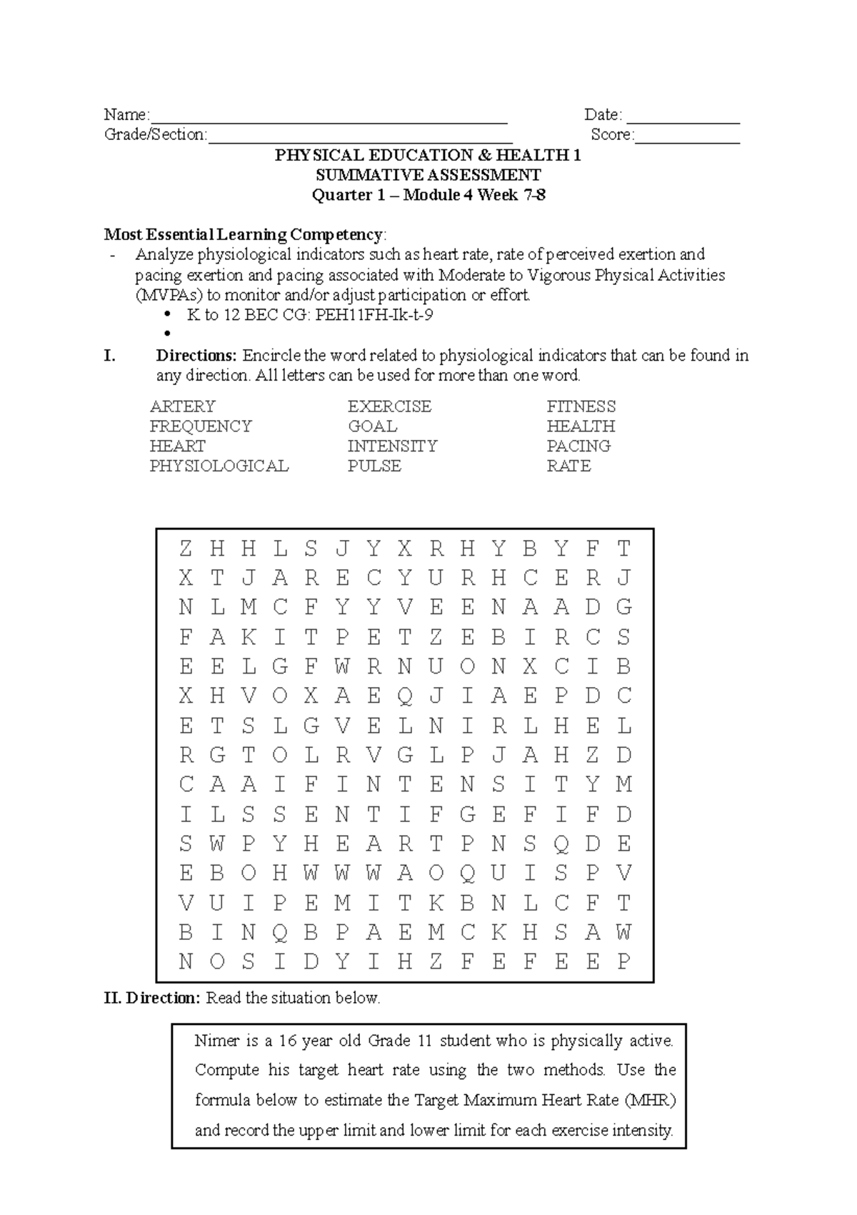 Activity.Sheets.PE Week 7-8 - Name ...