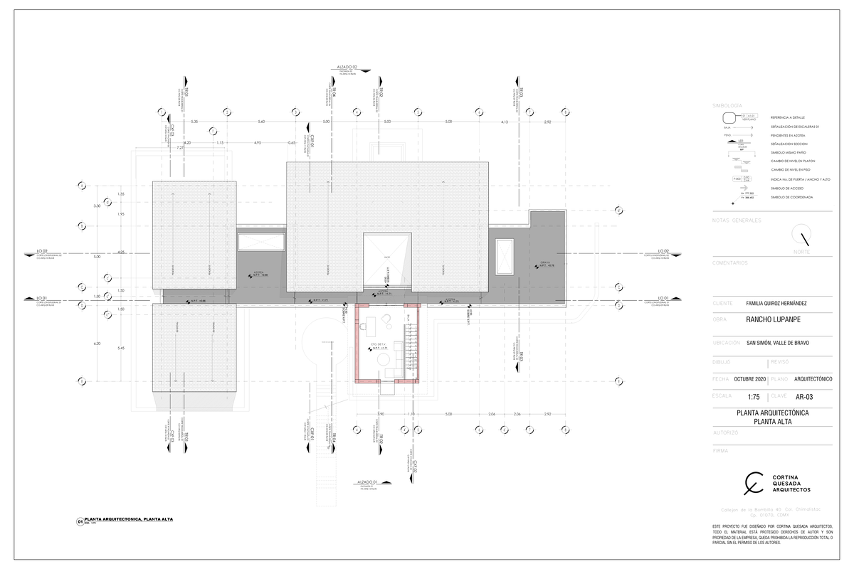 ARQ-03 - Plano de ejemplo para dibujar - VACÍO PATIO DE ACCESO B 13 12 ...