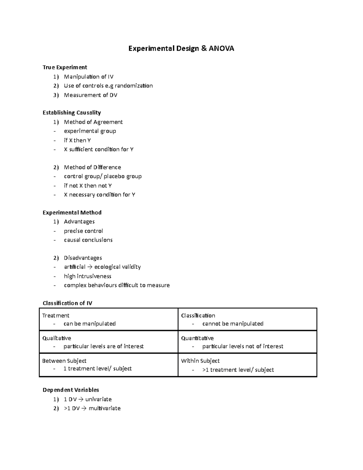 HP2100 Experimental Design Anova - Experimental Design & ANOVA True ...
