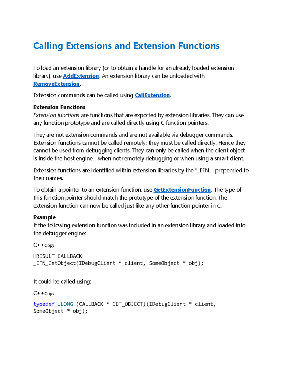 Document 34 - Bob - Calling Extensions and Extension Functions To load ...