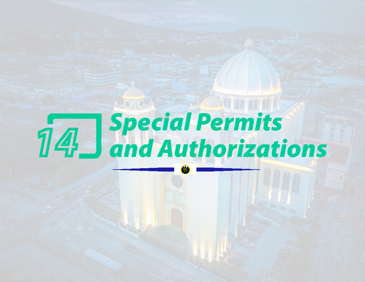 BLP Doing Business in El Salvador ENG - Special Permits and ...