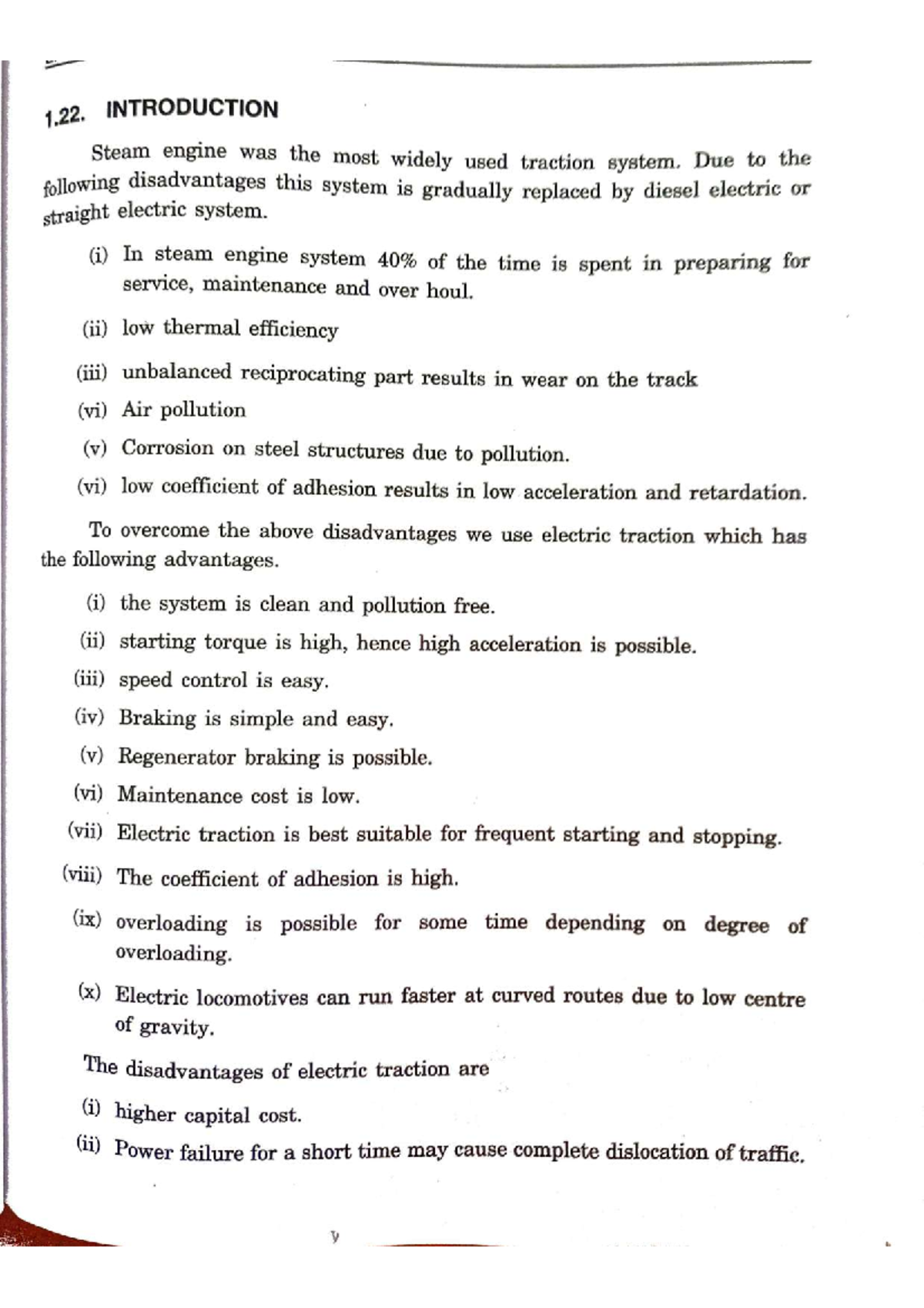 Traction - Electrical Engineering and Control System - Studocu