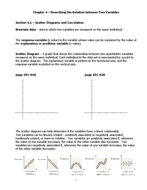 Chapter 3.3, 3.4 and 3.5 Answers - Chapter 3 - Numerically Summarizing ...