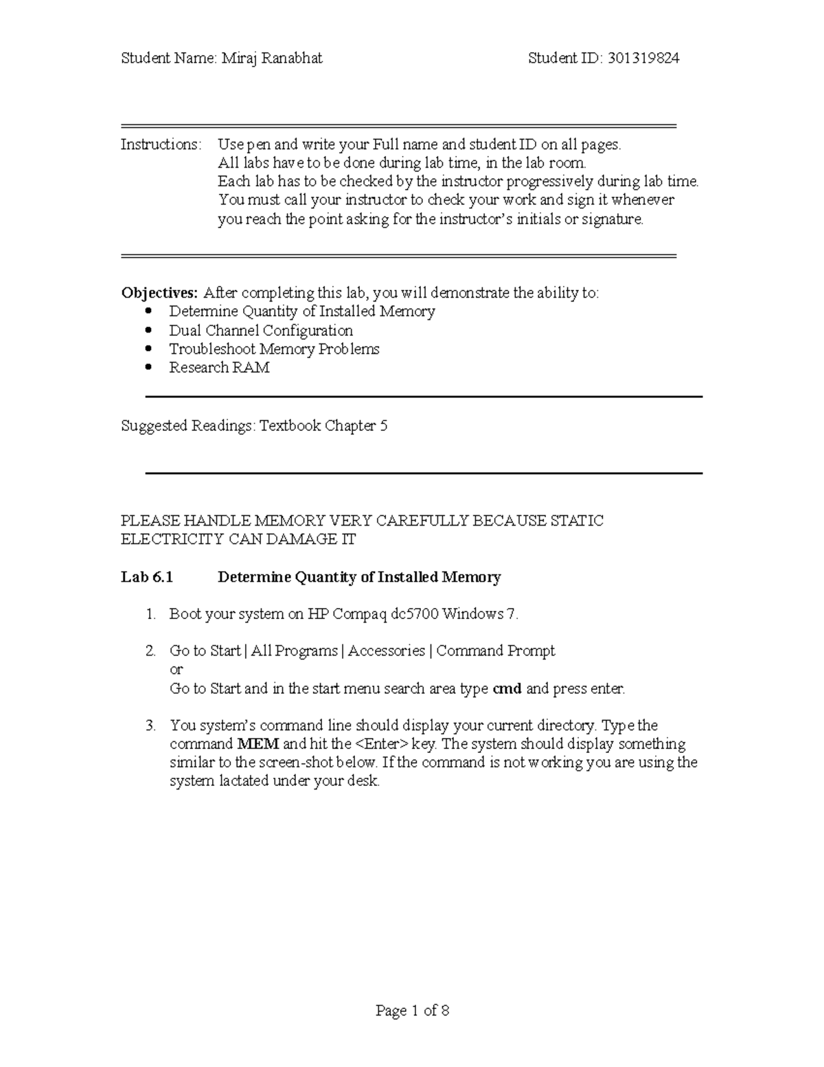 LAB 6 - Memory - labs ...