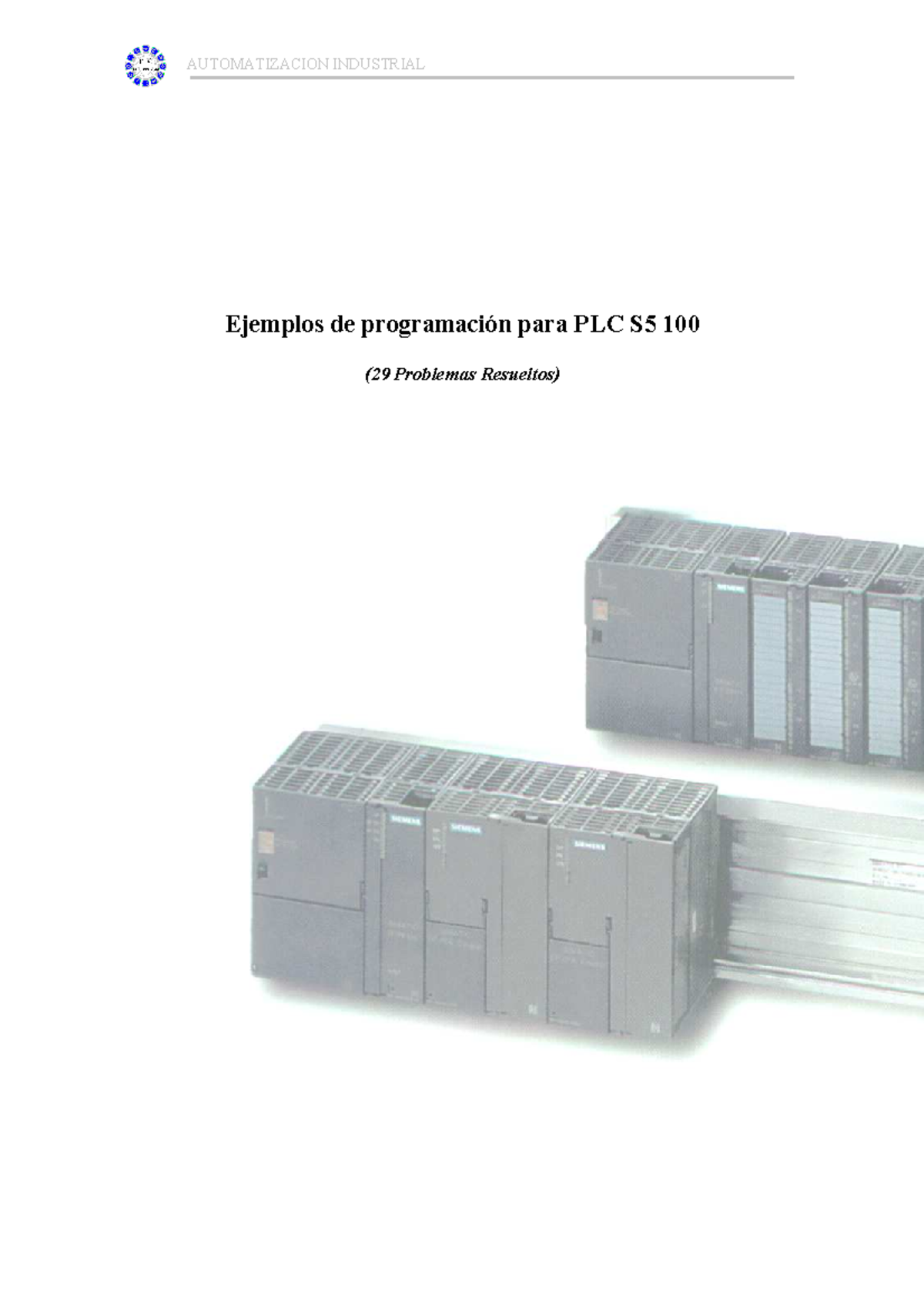 Info PLC net Problemas Siemens S5 - - Studocu