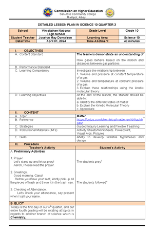 Mga Kasapi ng Pamilya lesson plan - DAILY LESSON LOG School: LEMON SAN ...