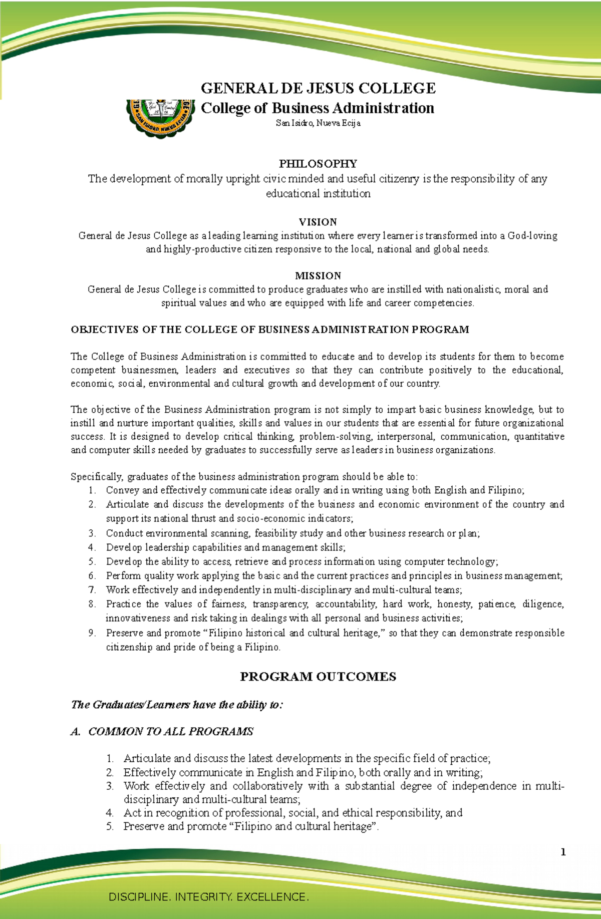 ELEC 5 NEW Market Development First Semester 2022 2023 - GENERAL DE ...