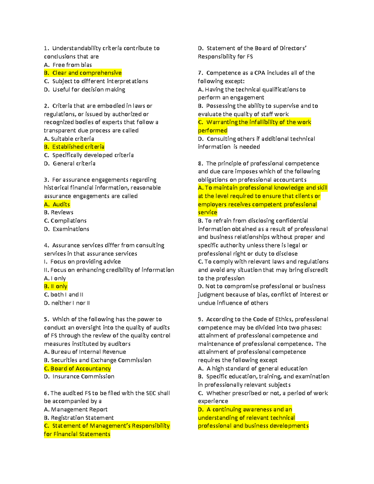 Aud-Theo-Dept.- Midterm-EXAM - Copy - Understandability criteria contribute to conclusions that ...