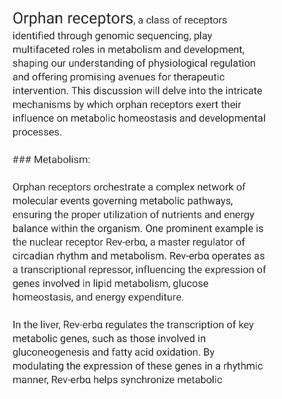 Orphan receptors 240331 143156 - M.sc physics - Studocu