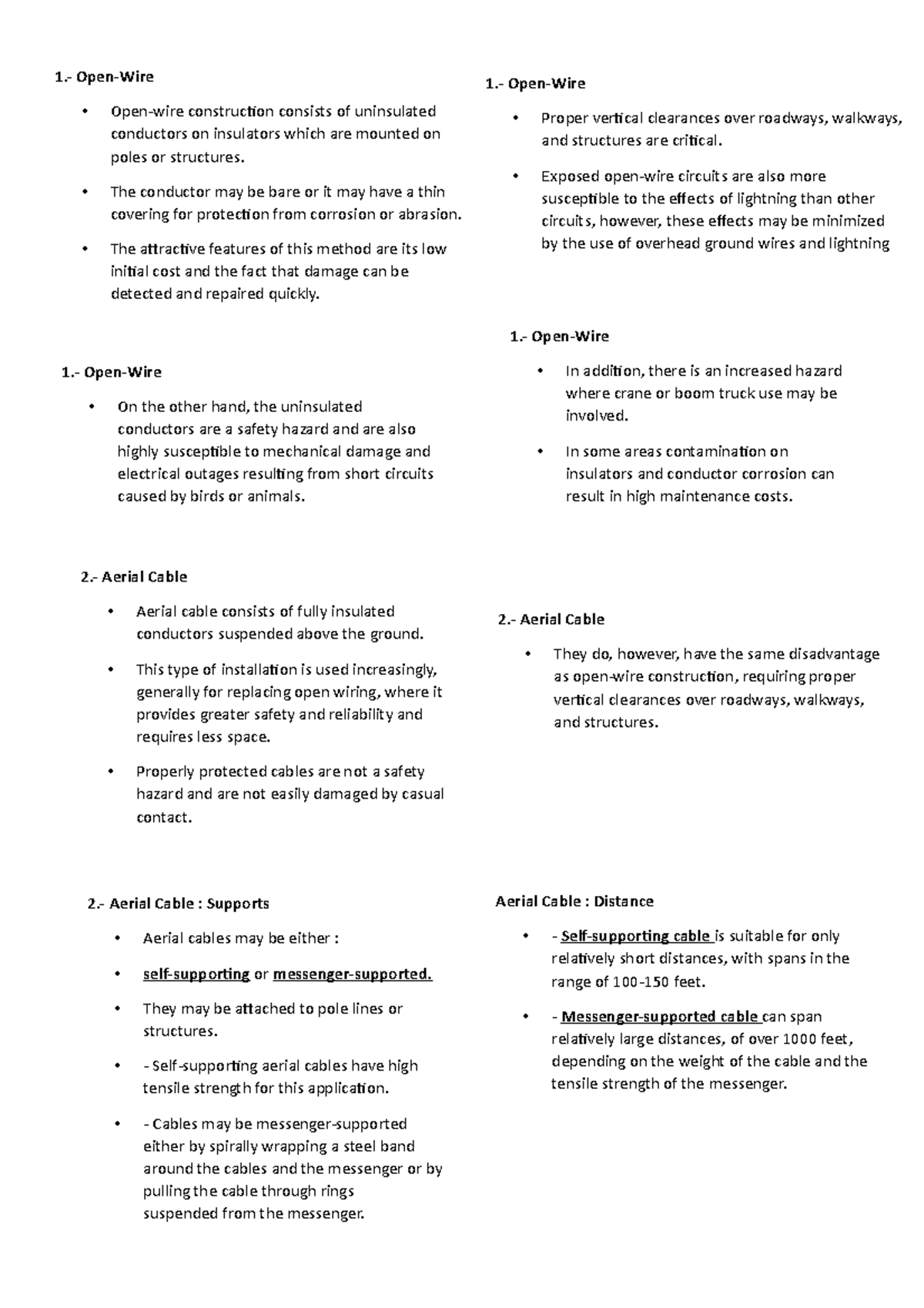 Junto ingles - traducción del tema - 1.- Open-Wire Open-wire ...