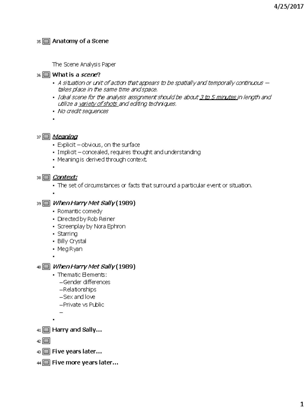 Notes On Scene Analysis Lecture S 17 4 25 1 Anatomy Of A Scene The notes-on-scene-analysis-lecture-s-17-4-25-1-anatomy-of-a-scene-the
