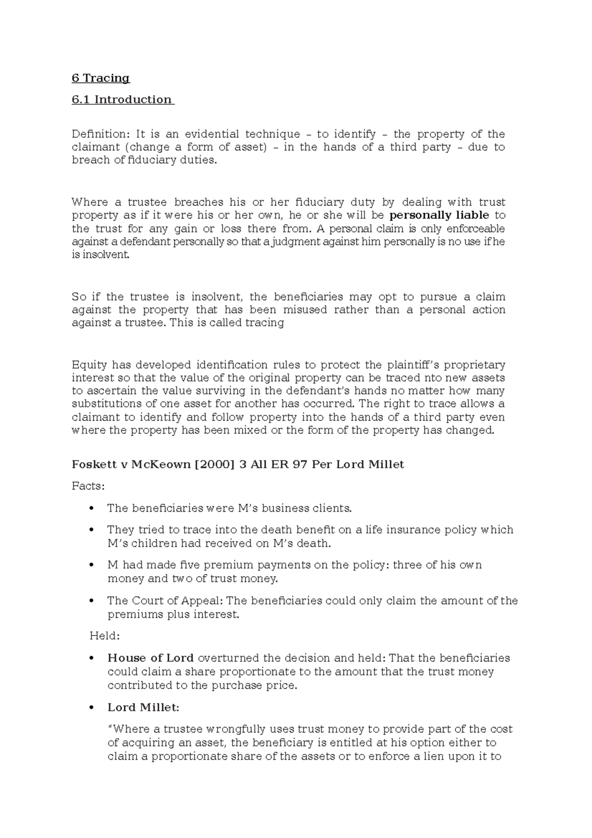 7. Tracing - 6 Tracing 6 Introduction Denition: It is an evidential technique 3 to identify 3 ...