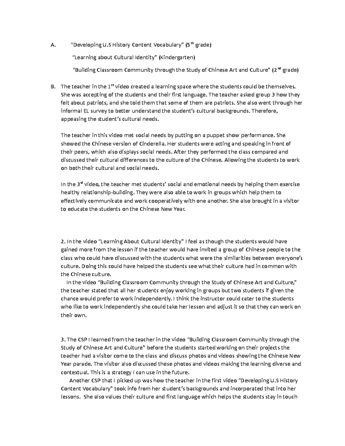 DFM3 Task 1 - PASSED - A. “Developing U History Content Vocabulary ...