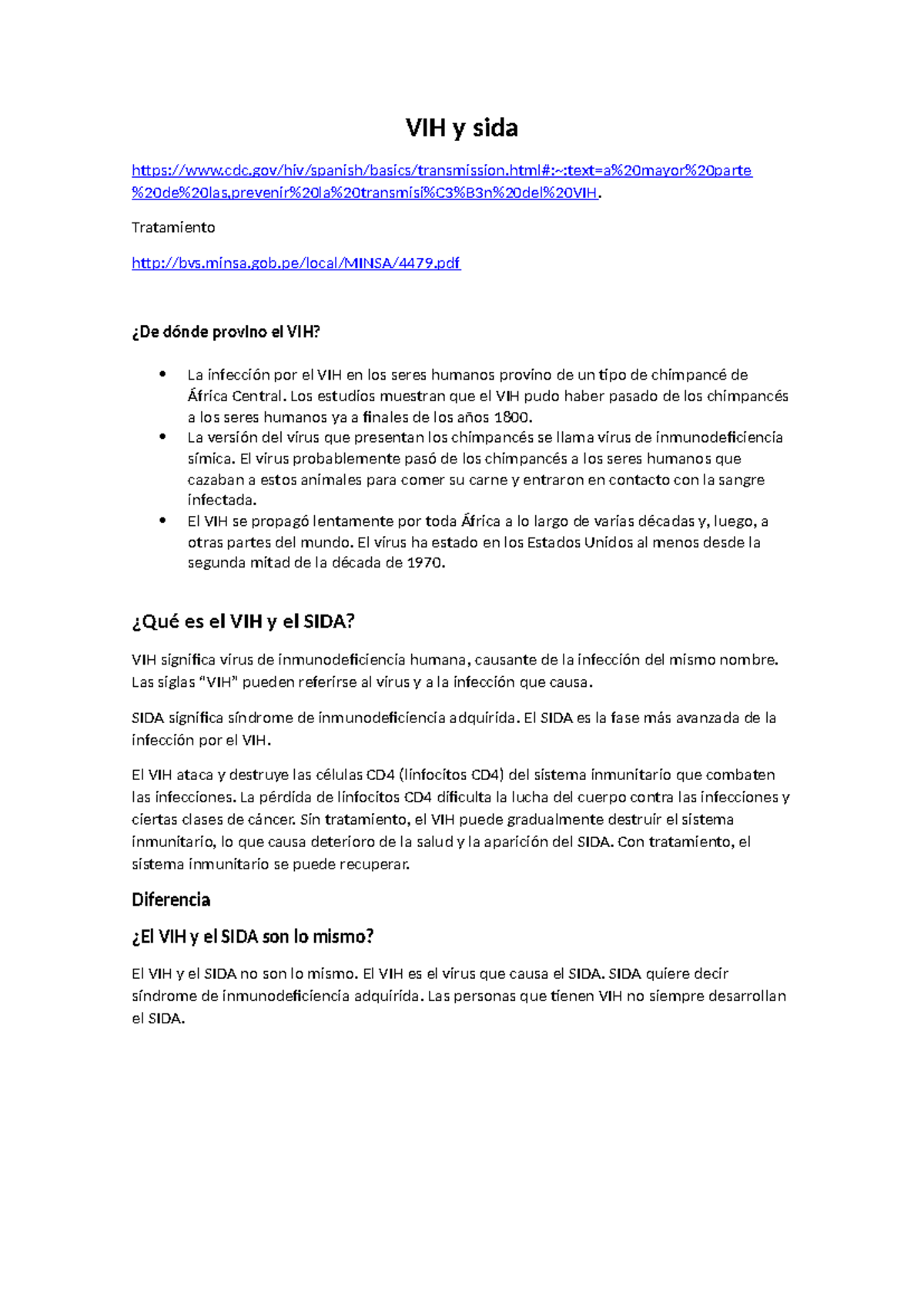 VIH Sida - JHHH - VIH y sida cdc/hiv/spanish/basics/transmission.html ...