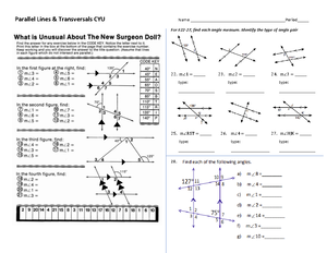Unit+1-1+HW - Unit 1 part one Honors Geometry homework - Name Class ...