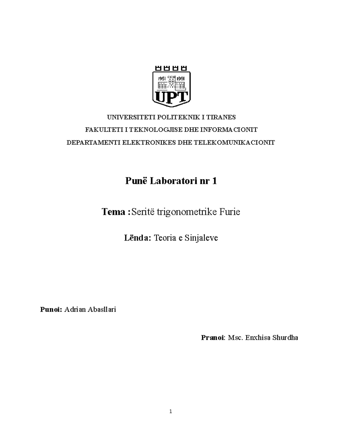 Universiteti Politeknik Tirane