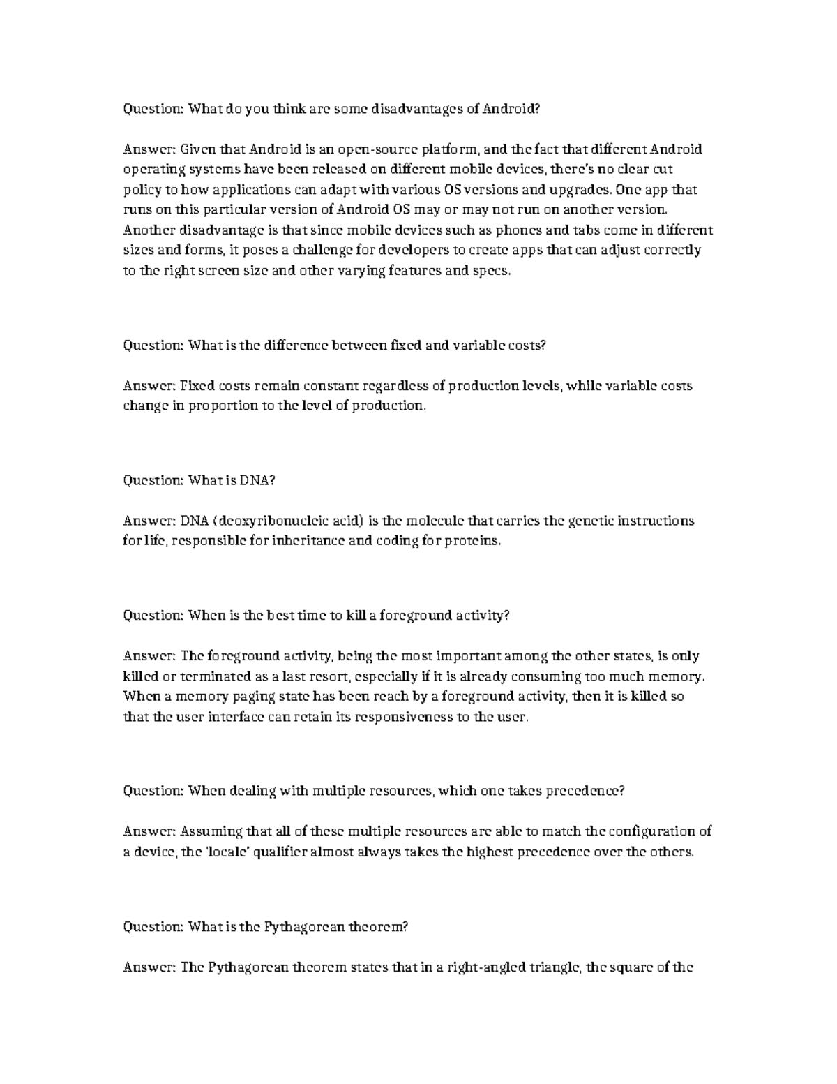 Thudding beat-up unbroid - Question: What do you think are some ...