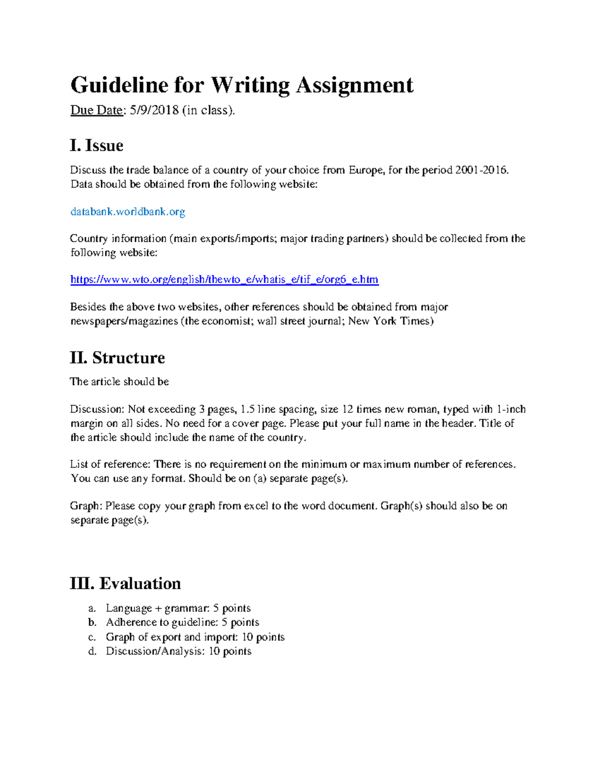Guideline for paper - Lecture notes 15 - Guideline for Writing ...