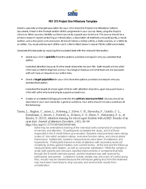PSY 375 Module One Lab Worksheet Template - PSY 375 Module One Lab ...