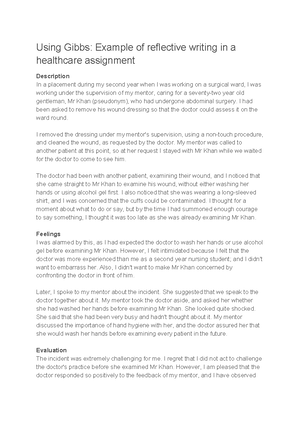 Clinical Placement Reflective Essay-final - Introduction This essay ...