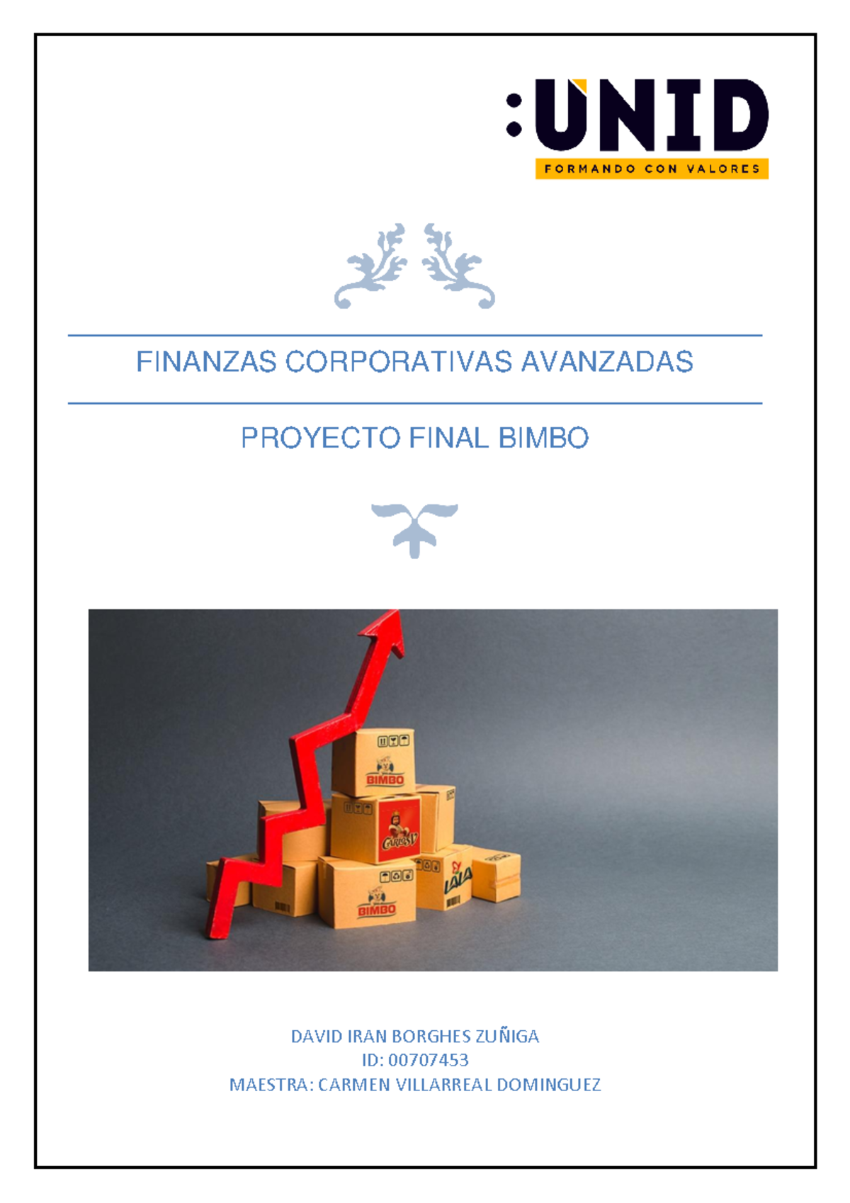 Bimbo - Finanzas Corporativas - David IRAN Borghes Zuñiga - FINANZAS ...