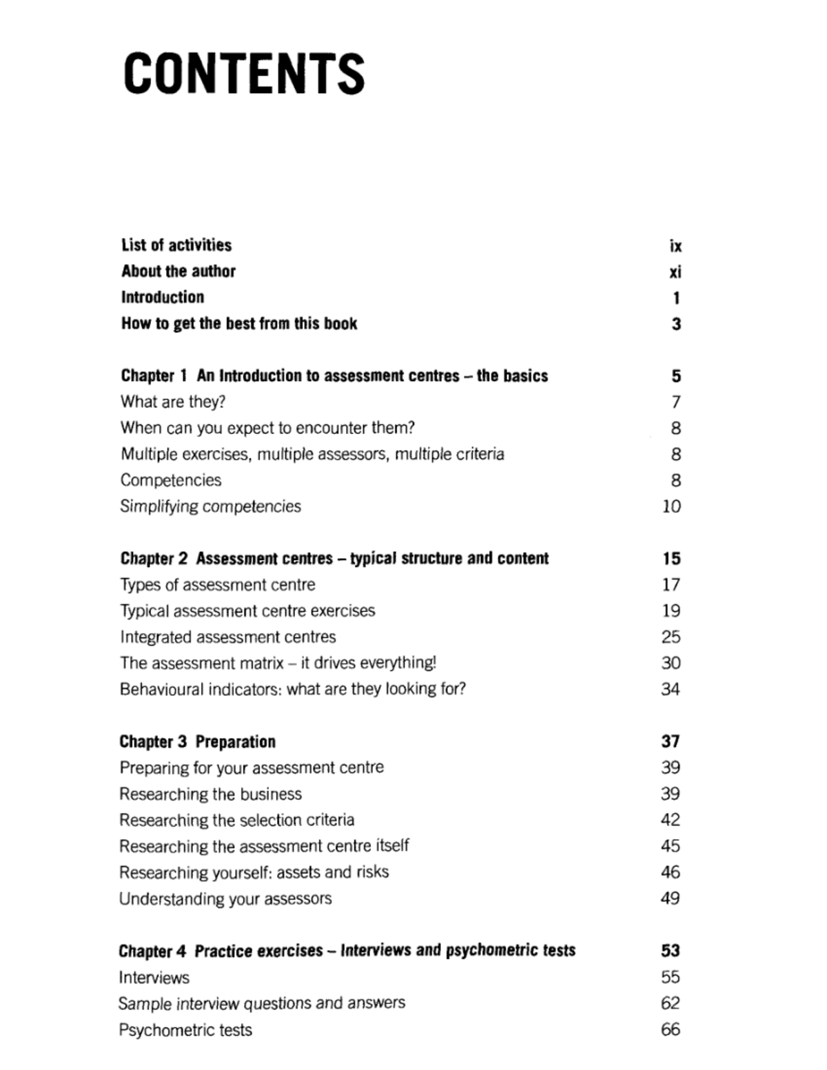 Book contents only - wef - CONTENTS List of activities ix Example group ...