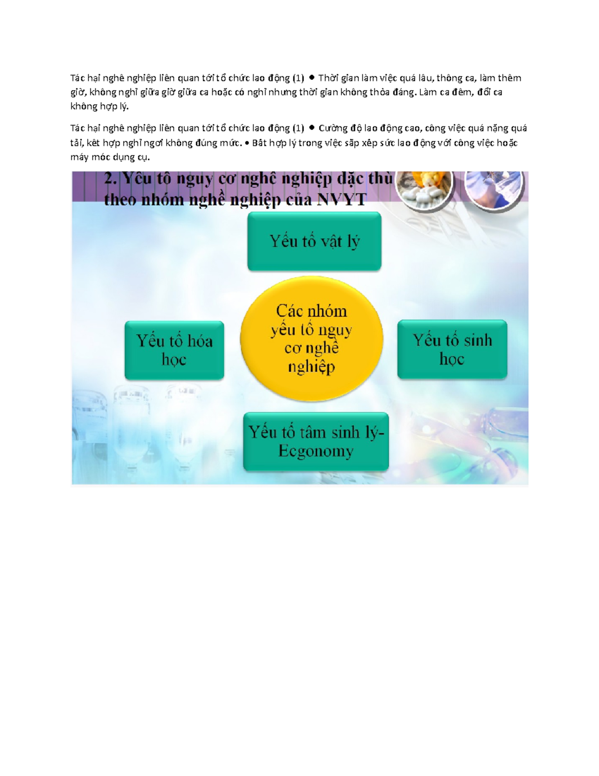 CBA 4 - erg - General Anatomy - Tác h i nghềề nghi p liền quan t i t ch c lao đ ng (1) ạệớổứộ ⚫ ...