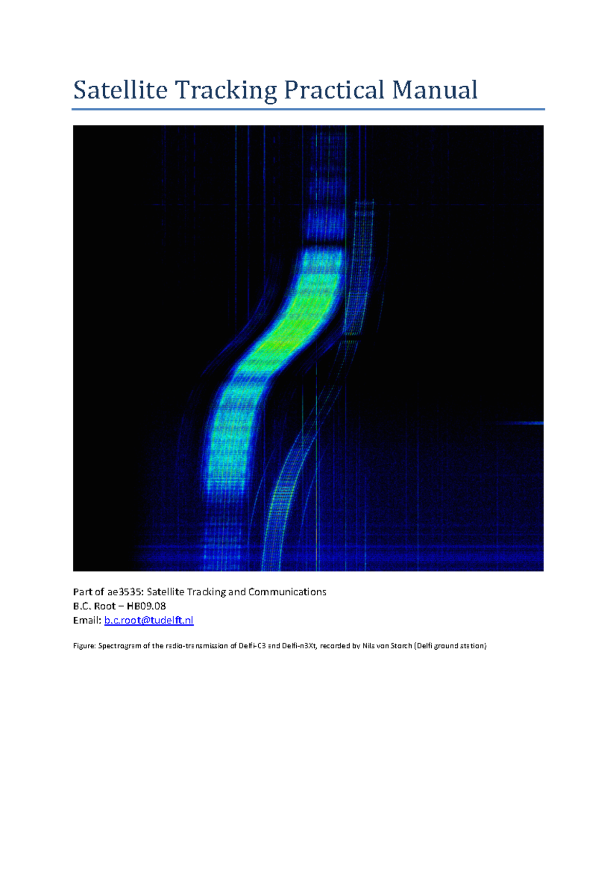 Manual Ground Station Tracking Practicle v1 - Satellite Tracking ...