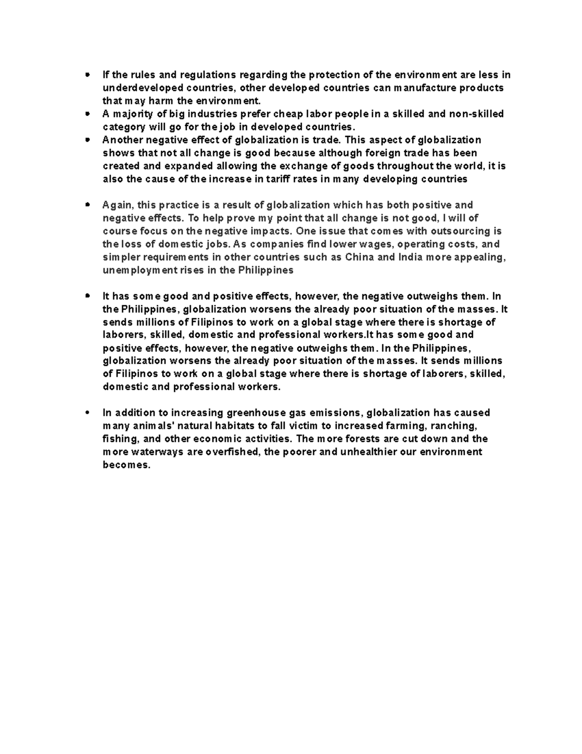 Arguments - yes - If the rules and regulations regarding the protection ...