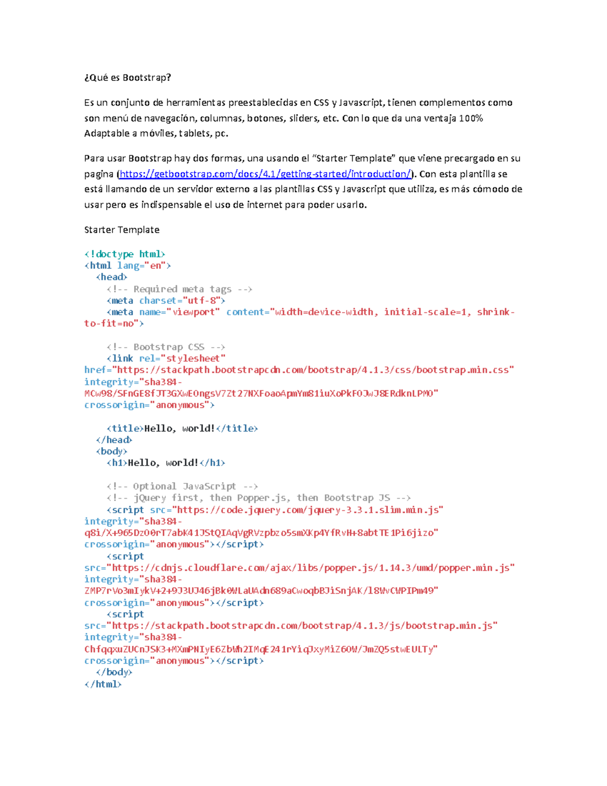 Qué es Bootstrap - ¿Qué es Bootstrap? Es un conjunto de herramientas ...