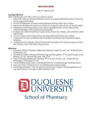Cardiology Exam I - summary of all exam 1 material - Cardiology Exam I ...