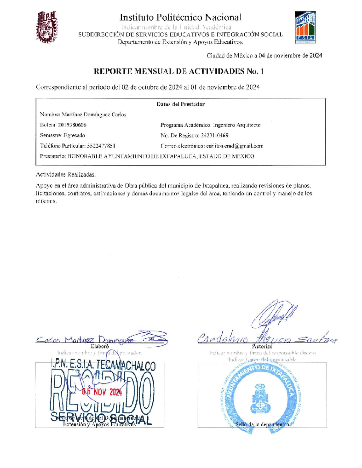 Reporte N1- Martinez compressed - PN Instituto Politécnico Nacional ...