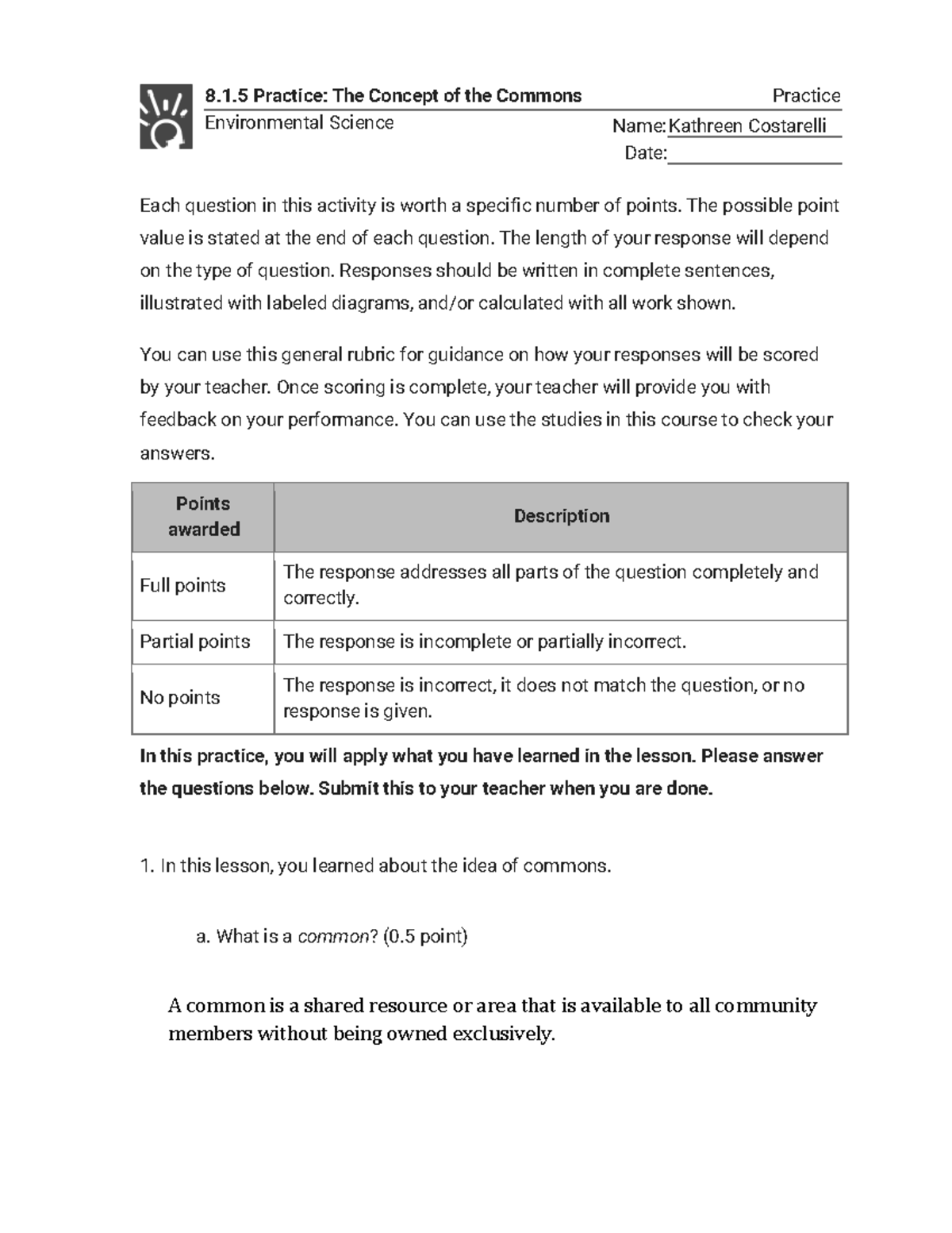 8.1.5 Practice - The Concept of the Commons (Practice) - 8.1 Practice ...