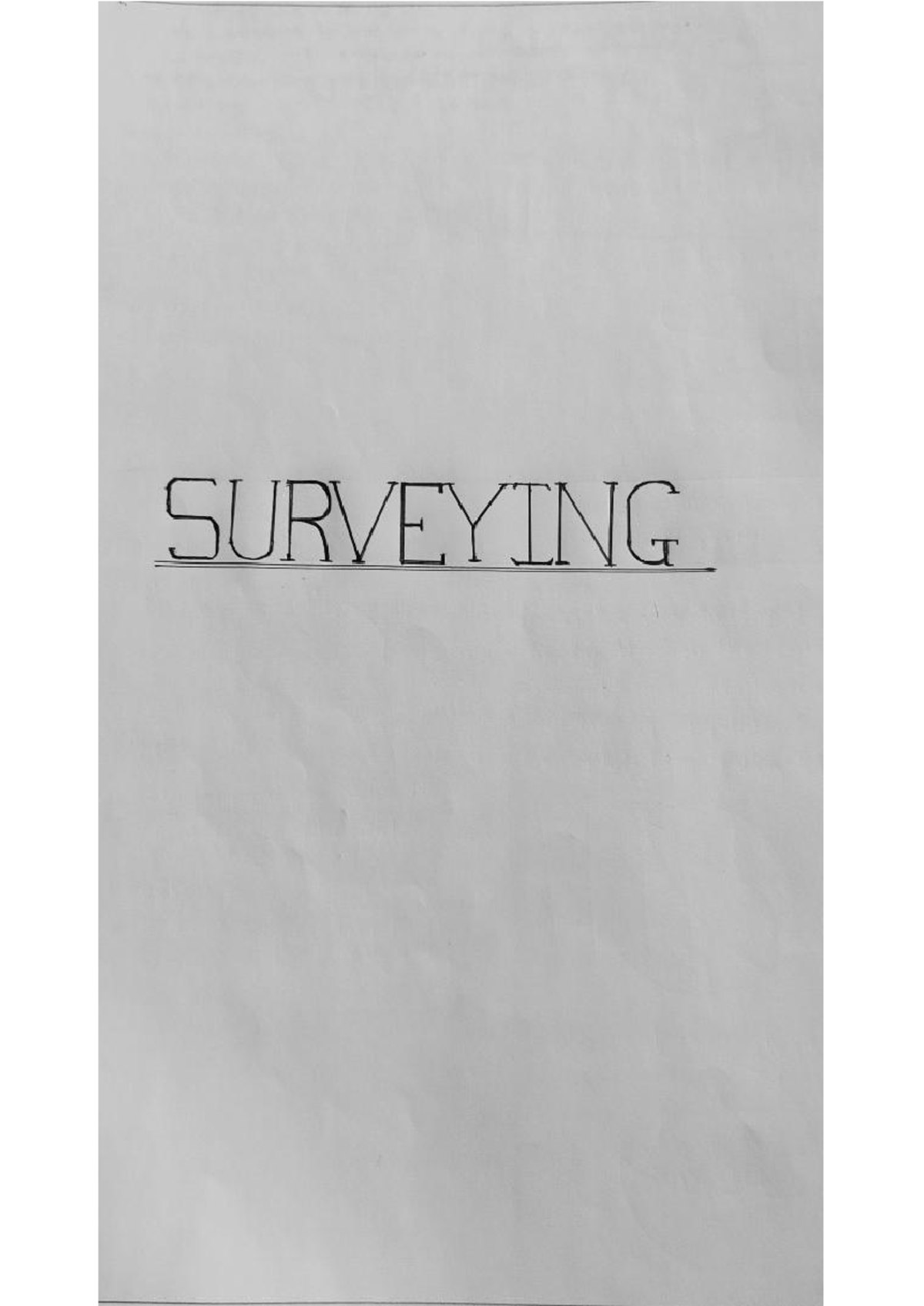 Surveying Handwritten Notes By AK Engineering Academy - SURVEYING ...