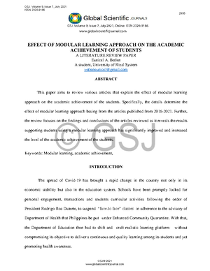 ENG10-Q3- Module 4 - English Quarter 3 Module 4 Critiquing a Literary ...