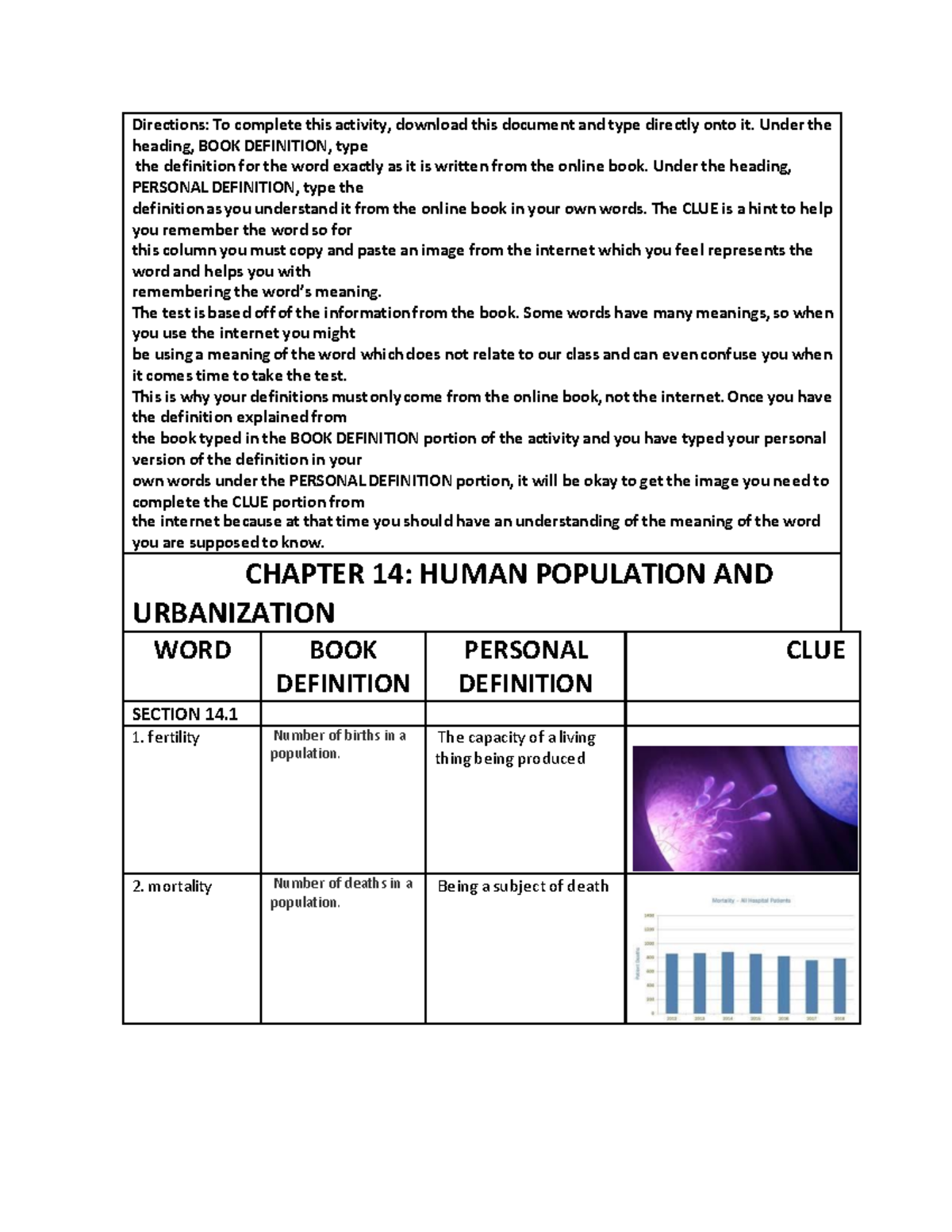 EV 3 - This is a environmental science VIS chart - Directions: To ...