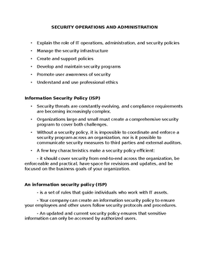 Risks AND Vulnerabilities - Week8-IAS101 Lecture Notes - RISKS AND ...