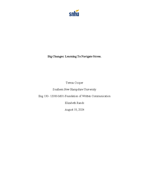 Module 5 Homework - Analysis of a Written Work for a First Audience ...