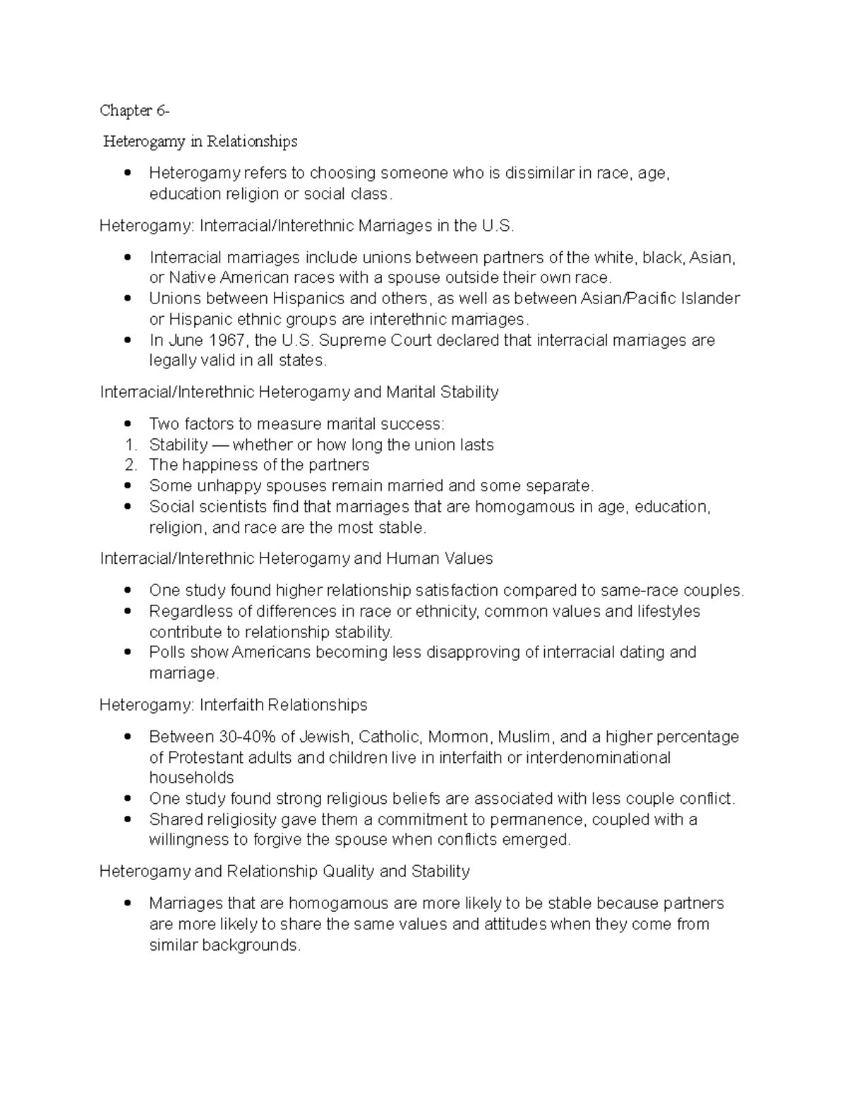 Dating and Relationships - Chapter 6- Heterogamy in Relationships ...