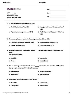 ES Reviewer - ENVIRONMENTAL SCIENCE Sustainability - capacity of the ...